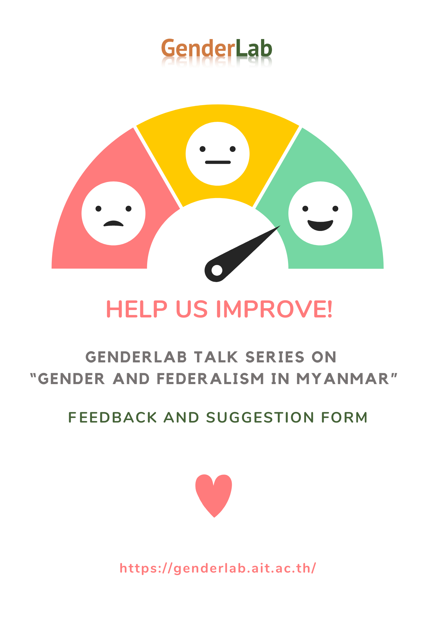 Feedback and Suggestion Form - Gender Lab